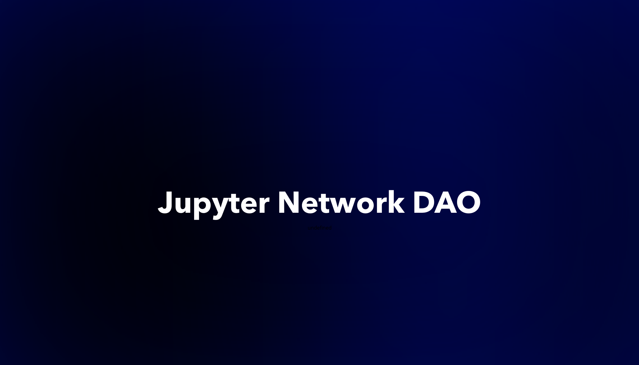 Jupyter Network DAO | Dework